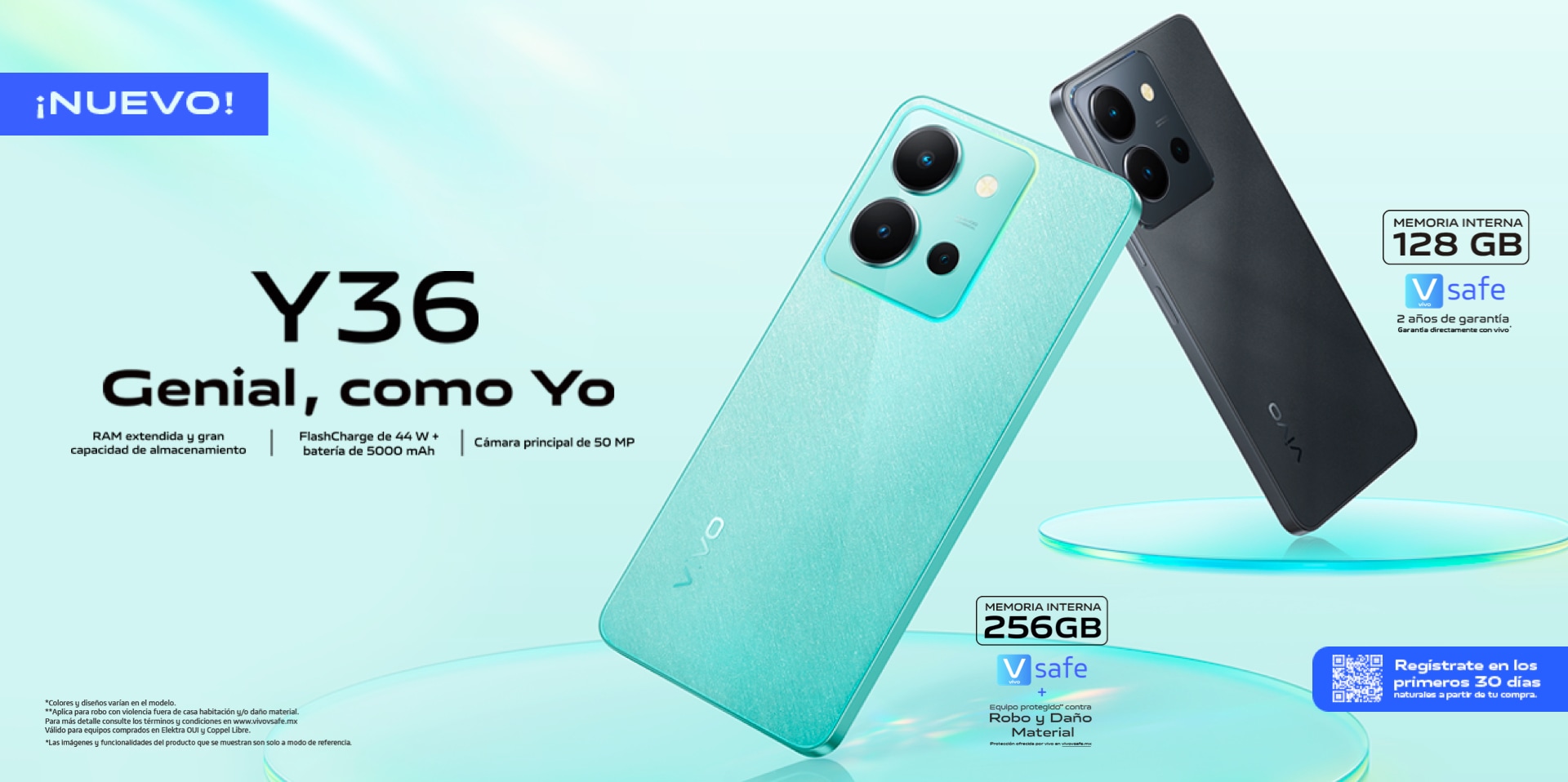 vivo Y36 | Hasta 256 GB, carga rápida de 44W, batería de 5000 mAh y ...
