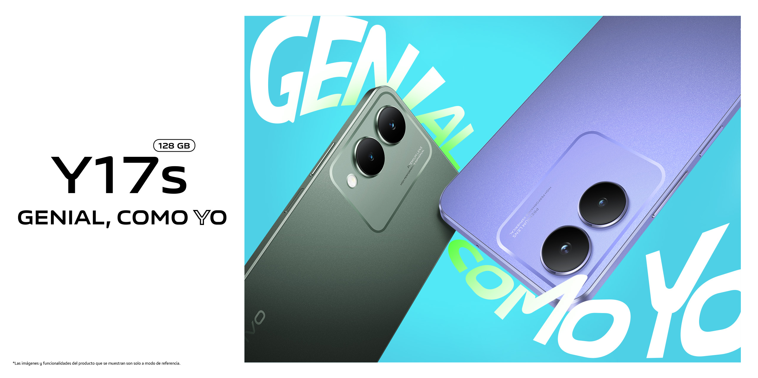 vivo Y17s | Diseño moderno con 128 GB de almacenamiento y certificación ...